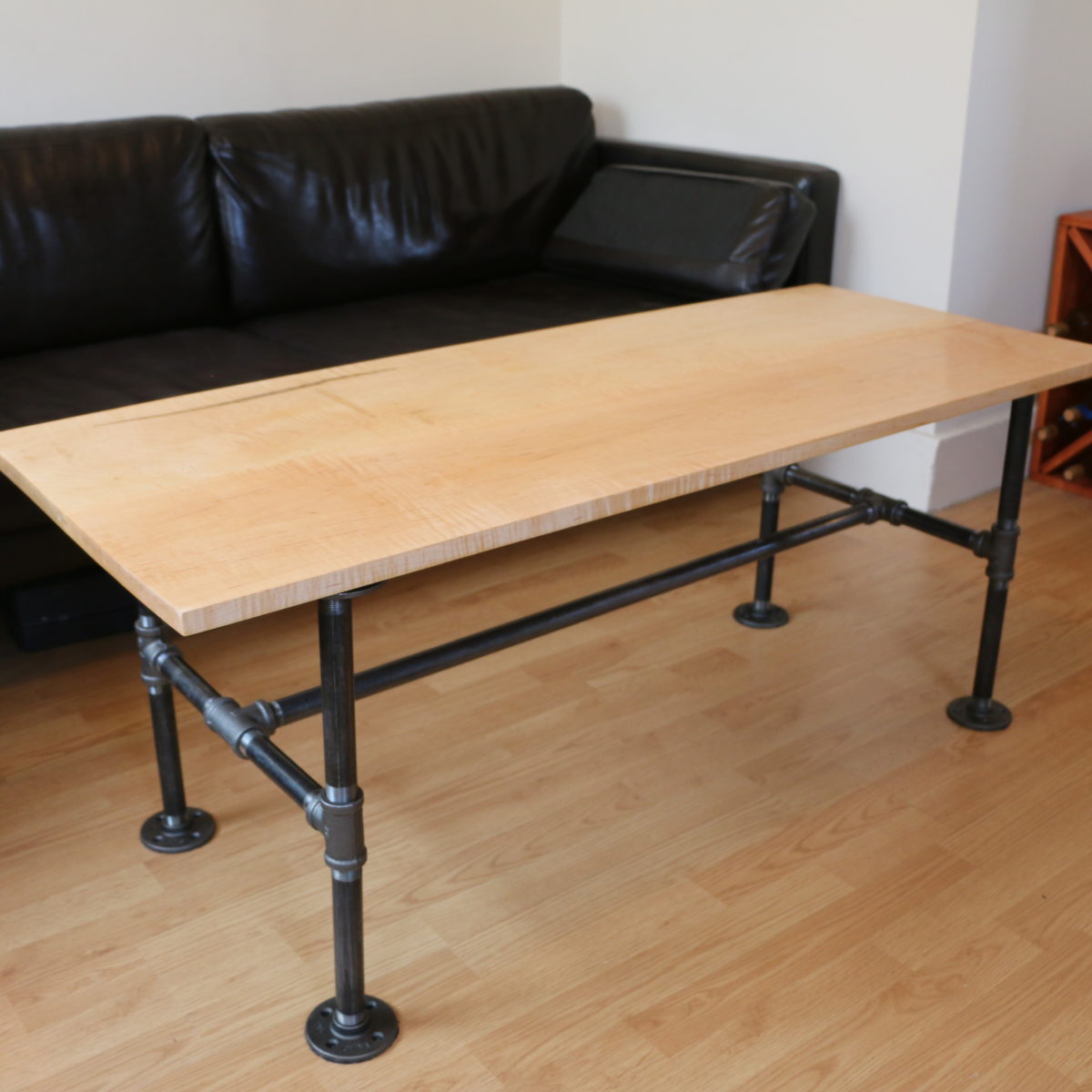 How to build a modern pipe leg coffee table - Jeff's DIY Projects