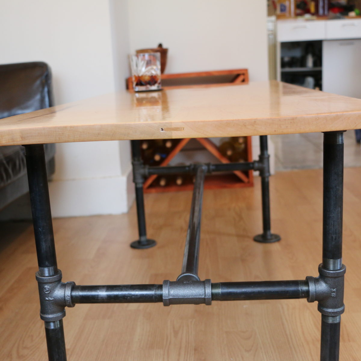 How to build a modern pipe leg coffee table - Jeff's DIY Projects
