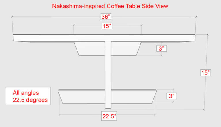 How To Build a Nakashima Style Live Edge Coffee Table - Jeff's DIY Projects
